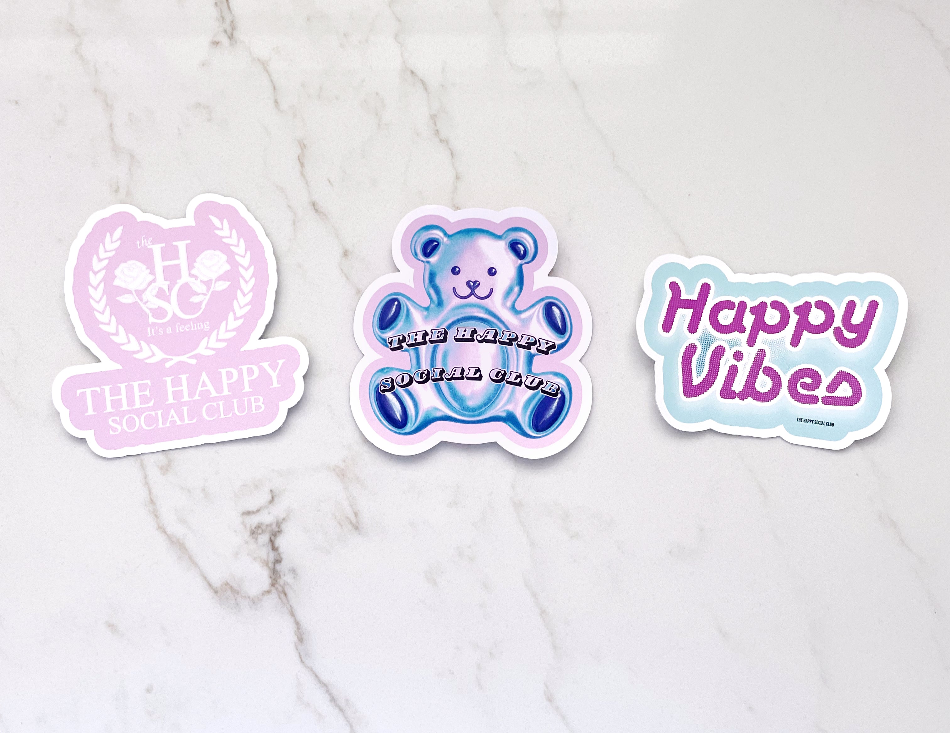 HAPPY Decal Stickers – The Happy Social Club